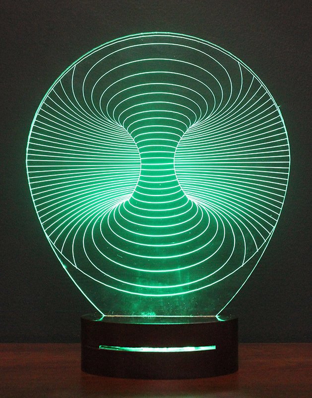 16 Renk - 3d Led Lamba Model - 22