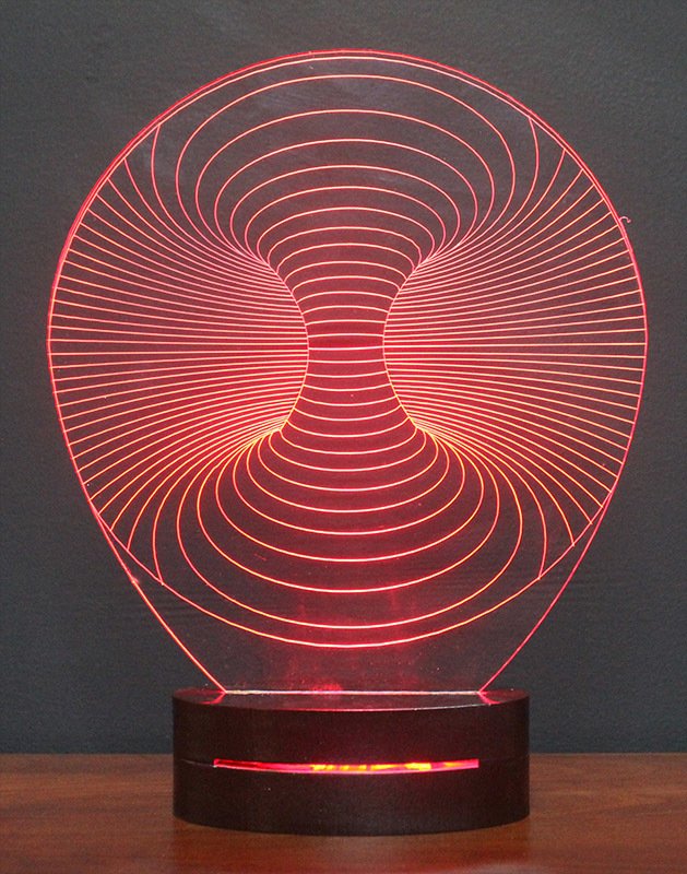 16 Renk - 3d Led Lamba Model - 22