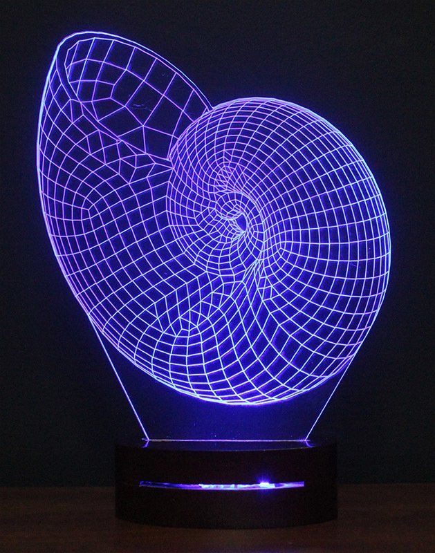 16 Renk - 3d Led Lamba Model - 43