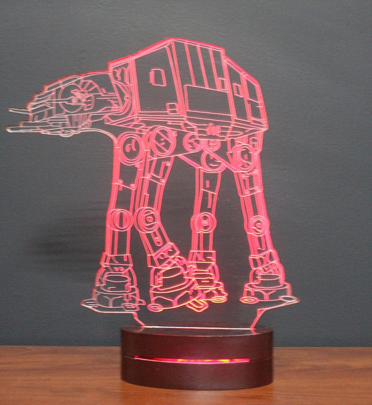 3d Led Lamba - Model - 12