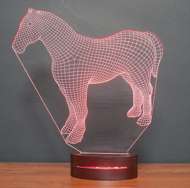 3d Led Lamba - Model - 15