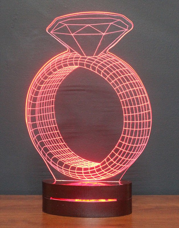 3d Led Lamba Model 19