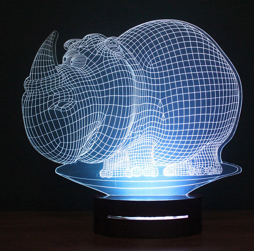 3d Led Lamba - Model - 47