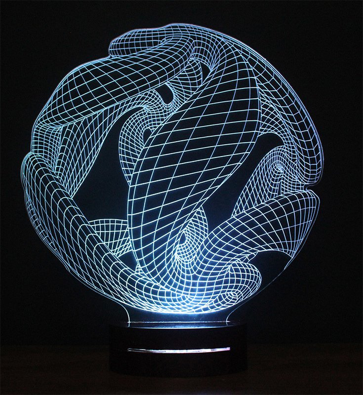 3d Led Lamba Model 51