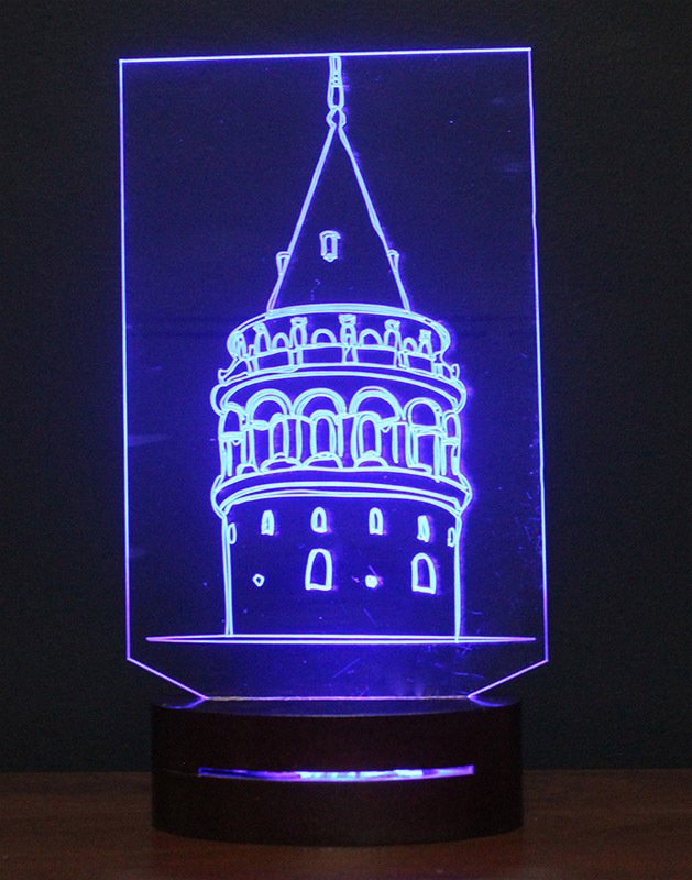 3d Led Lamba Model 7