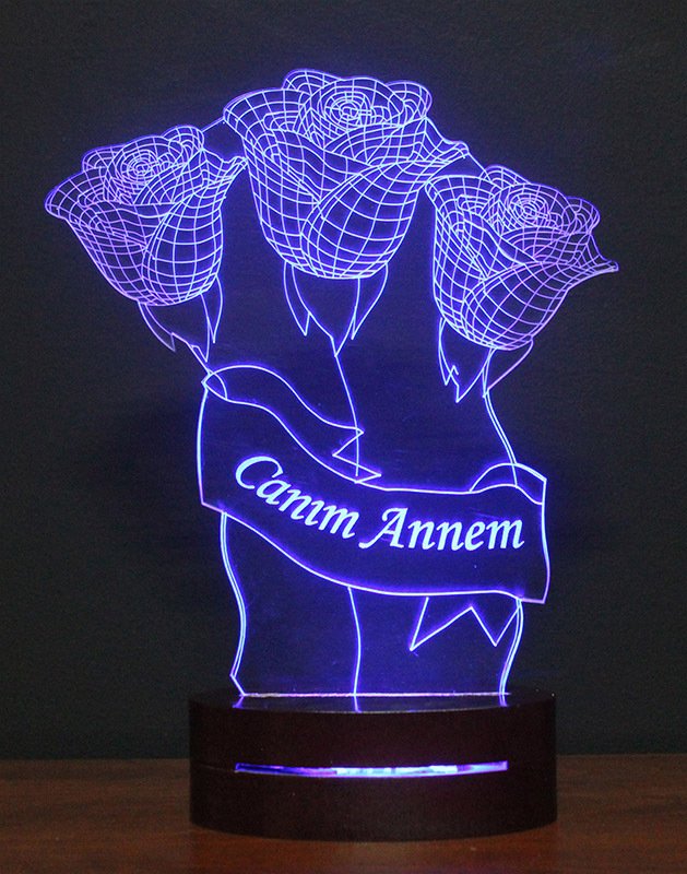 3d Led Lamba Model 8